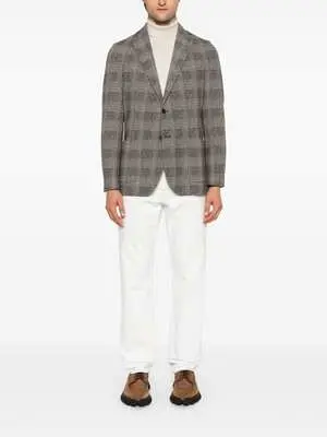 CIRCOLO 1901 Price Of Wales-check Blazer - Brown
