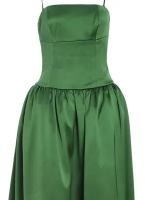 SELF-PORTRAIT Satin Bandeau Dress