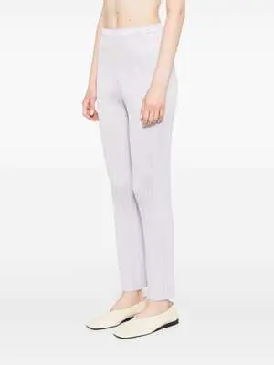 Issey Miyake July Slim-fit Trousers - Grey