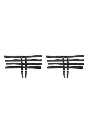 MAISON CLOSE Chambre Noire Garters - Black