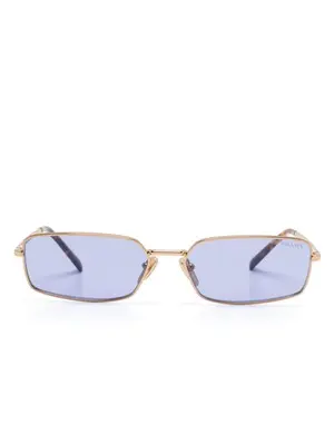 Prada Rectangle Sunglasses - Gold