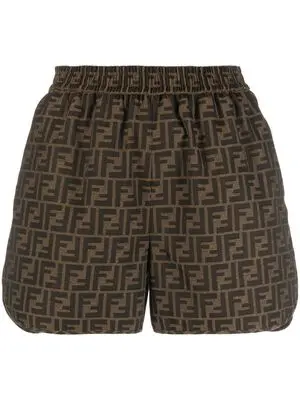 Fendi Loose Fit Shorts For Women