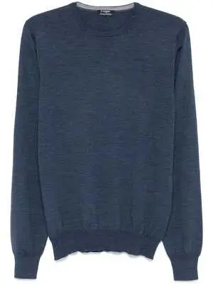 BARBA NAPOLI Paricollo Sweater - Blue