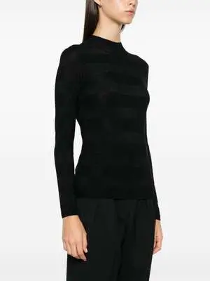 Emporio Armani Seamless Mock-neck Sweater