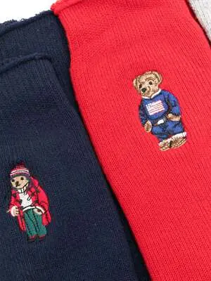 Polo Ralph Lauren Bear Motif Socks