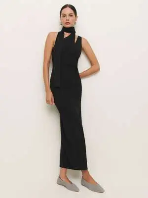 REFORMATION Julianna Cashmere Scarf Sweater Dress