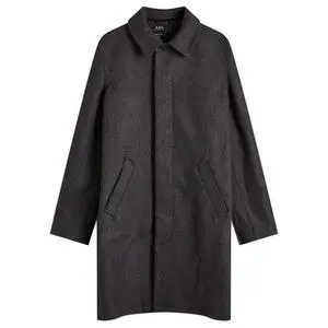 A.p.c. Auster Wool Mac - Anthracite Grey