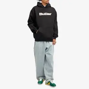 BUTTER GOODS Plaid Applique Logo Hoodie
