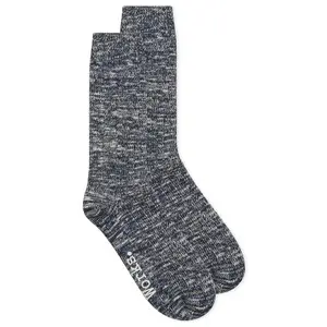 Universal Works Slub Socks Navy