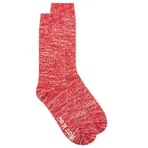 Universal Works Slub Sock Red