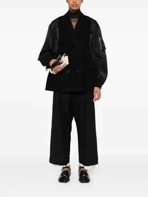 Sacai Panelled Double-breasted Jacket