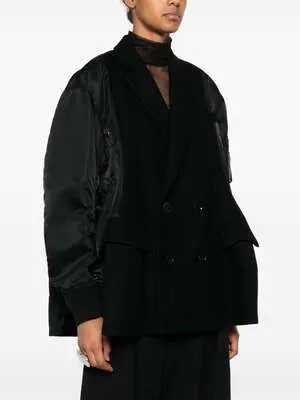 Sacai Panelled Double-breasted Jacket