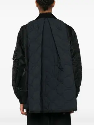 Sacai Panelled Double-breasted Jacket