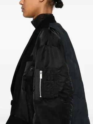 Sacai Panelled Double-breasted Jacket