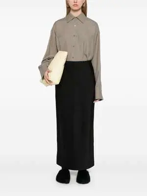 Carven Bias-cut Maxi Skirt