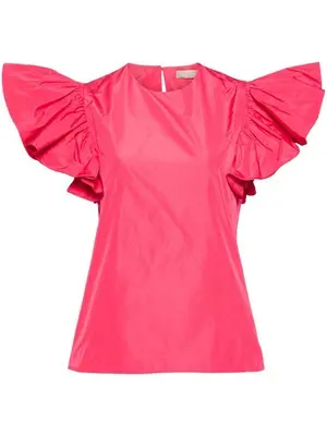 Elie Saab Taffeta Top