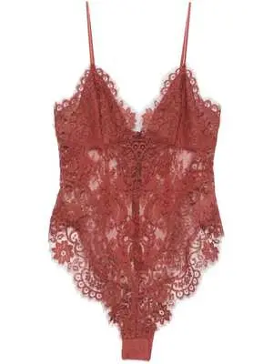Zimmermann Illustration Bodysuit - Brown
