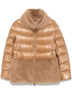 Herno Faux-fur Panel Jacket