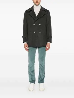 BARBA NAPOLI Felted Pea Coat
