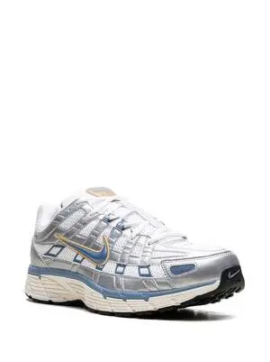 Nike P-6000 Metallic Sneakers - White