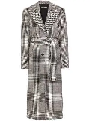 Dolce & Gabbana Check-pattern Coat