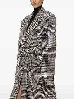 Dolce & Gabbana Check-pattern Coat