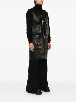 Rick Owens Utility Leather Vest