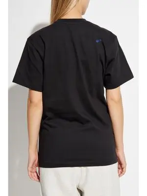 ADER ERROR Logo-embroidered T-shirt - Black