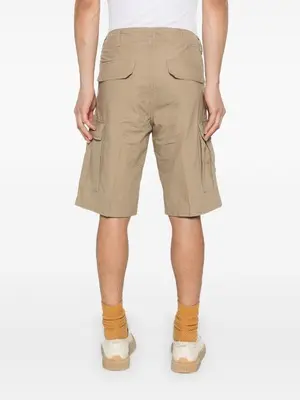 Carhartt Work In Progress Logo-patch Cargo Shorts - Brown