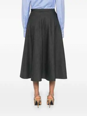Gucci Flared Midi Skirt