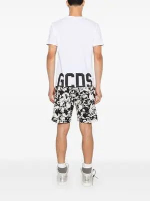Gcds Low Band Logo T-shirt - White