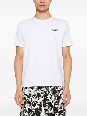 Gcds Low Band Logo T-shirt - White