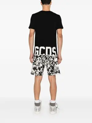 Gcds Low Band Logo T-shirt - Black