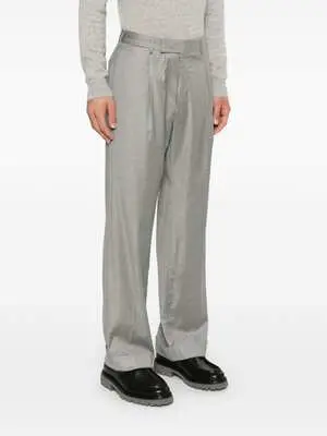 PT TORINO Pleated Straight Leg Trousers