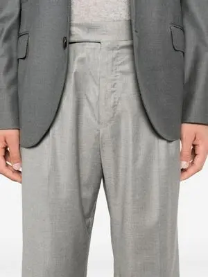 PT TORINO Pleated Straight Leg Trousers