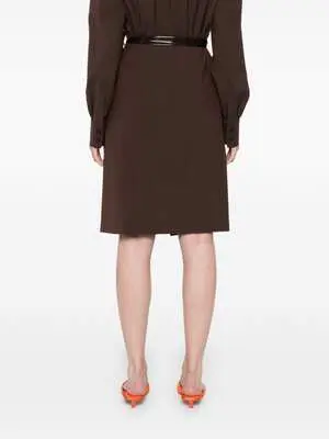 Philosophy Di Lorenzo Serafini Wrap Mini Skirt - Brown