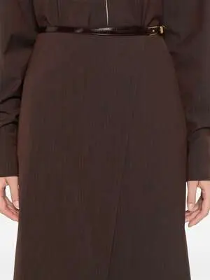 Philosophy Di Lorenzo Serafini Wrap Mini Skirt - Brown