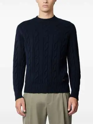 TOD'S Cable-knit Crew-neck Sweater