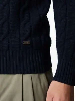 TOD'S Cable-knit Crew-neck Sweater