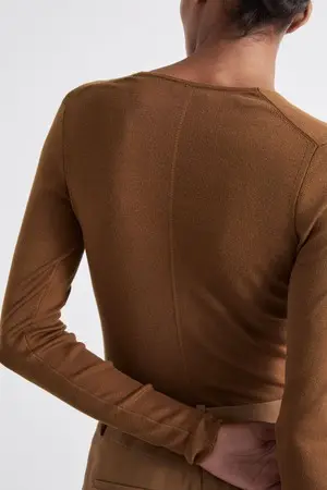REISS Maeve Atelier Knitted Silk-blend Top