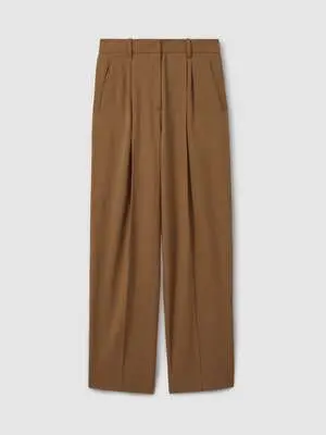 REISS Celeste Atelier Virgin Wool Tapered Trousers