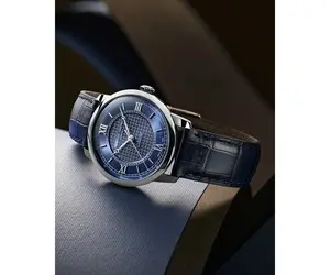 FREDERIQUE CONSTANT Classic Watch, 39mm - Blue/blue