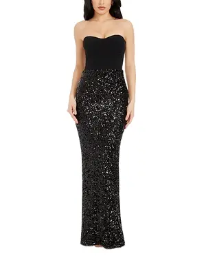 Dress The Population Sequined Evening Dresses