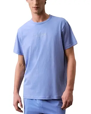 Calvin Klein Embroidered Logo Tee Glacier