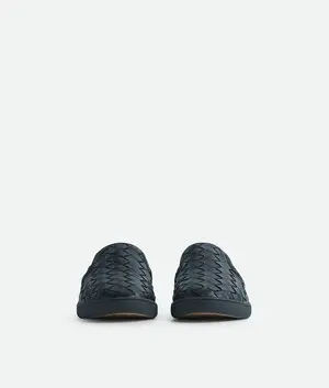 Bottega Veneta Intrecciato Leather Slip-on Sneaker - Shadow
