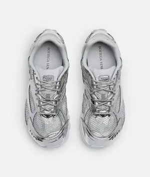 Bottega Veneta Orbit Sneaker - Silver