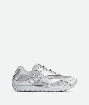 BOTTEGA  VENETA Orbit Lace-up Sneakers - Silver