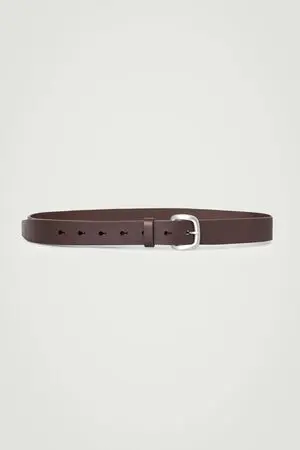 Cos Leather Belt - Brown