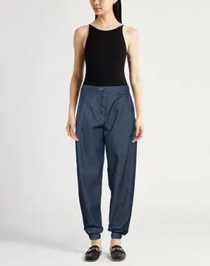 Emporio Armani Tapered Chambray Trousers