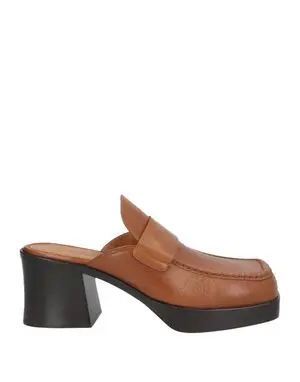 Marni Leather Mules With Block Heel